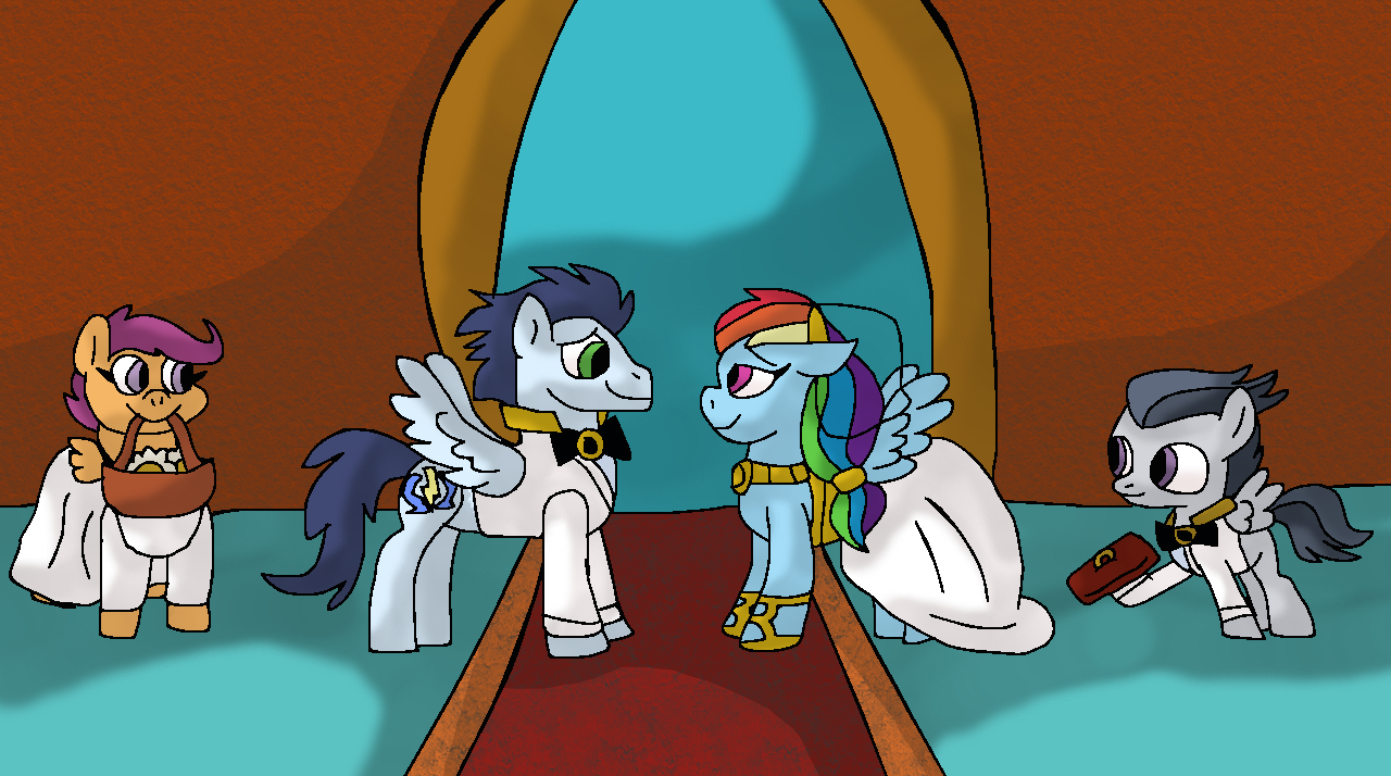 Rainbow Dash And Soarin Wedding