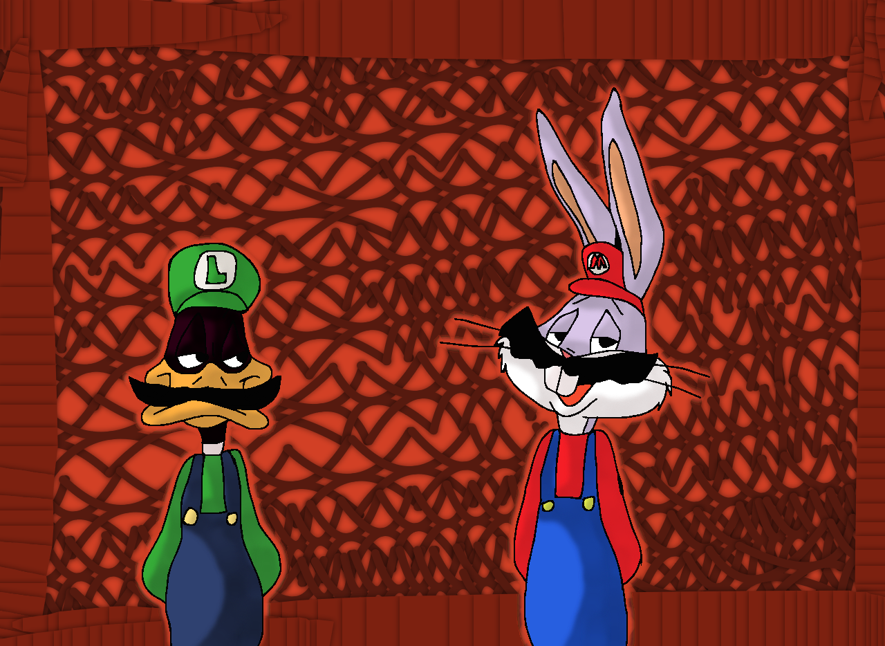 Bugs Bunny and Daffy Duck as Mario and Luigi by Mojo1985 on DeviantArt