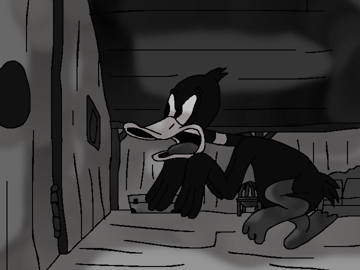 Daffy Duck Black And White