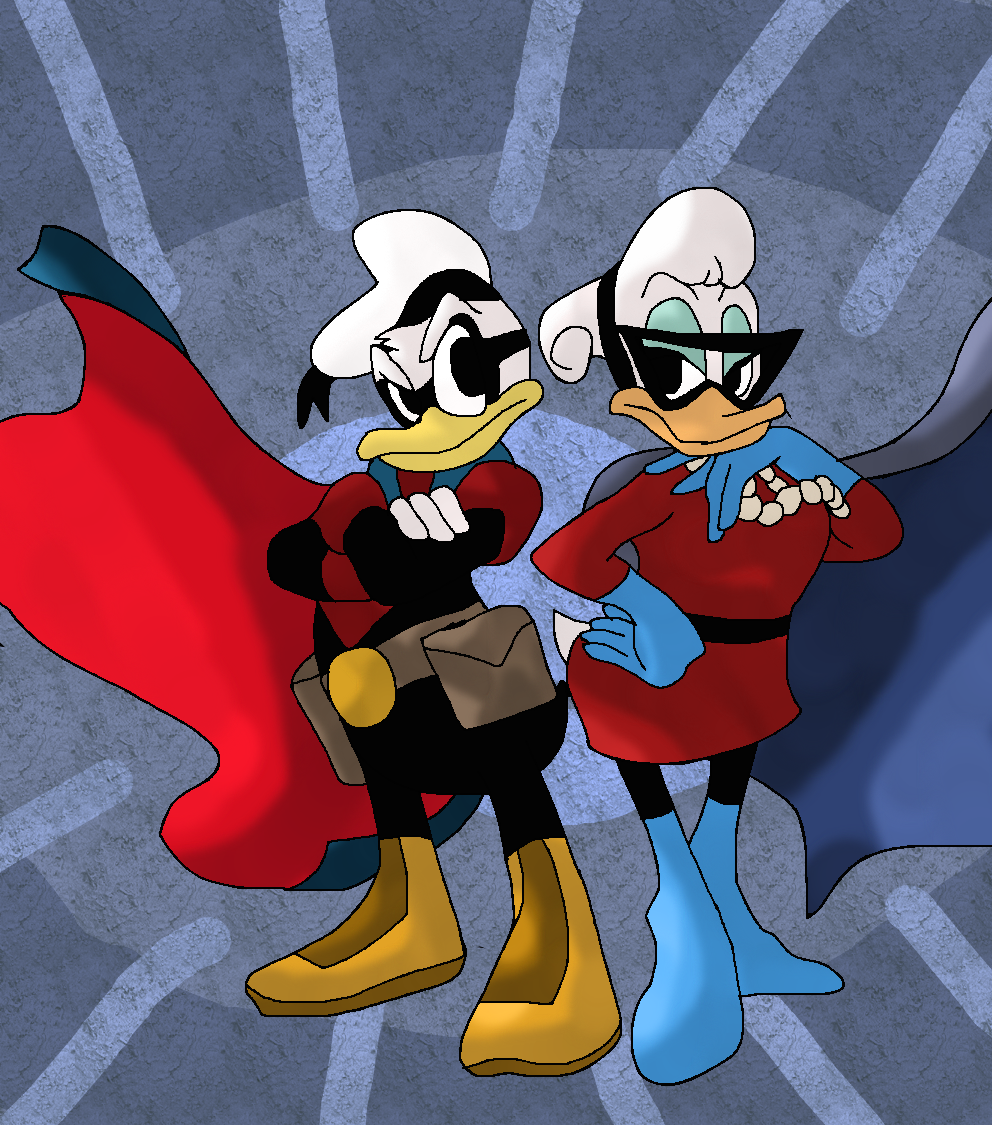 DuckTales 2017: PK / Duck Avenger and Super Daisy by Mojo1985 on DeviantArt