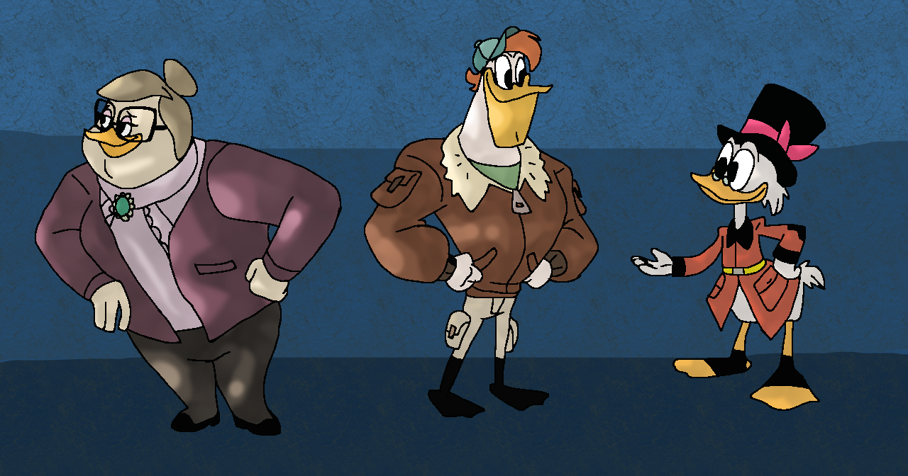 Quack Pack: Bentina Beakly, Scrooge McDuck / Launc by Mojo1985 on DeviantArt