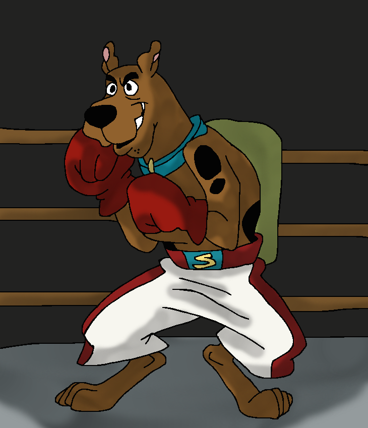 Scooby-Doo in boxing gear by Mojo1985 on DeviantArt