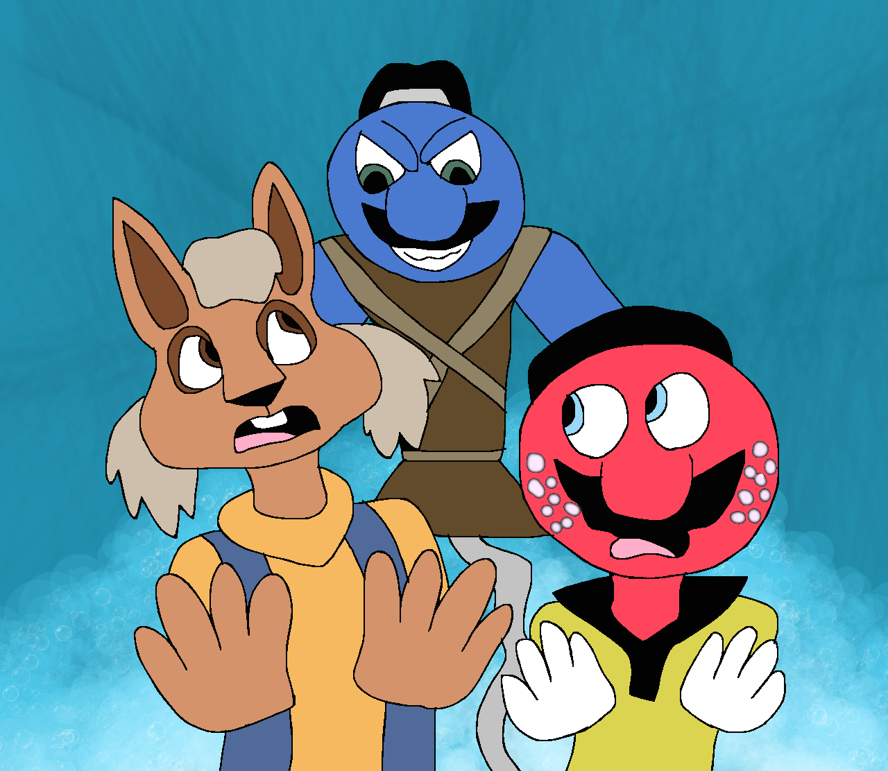 Zeebad hurting Zebedee 4 by Mojo1985 on DeviantArt