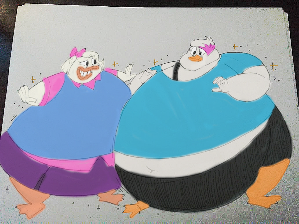 Fat cursed Webby and Lena by Mojo1985 on DeviantArt