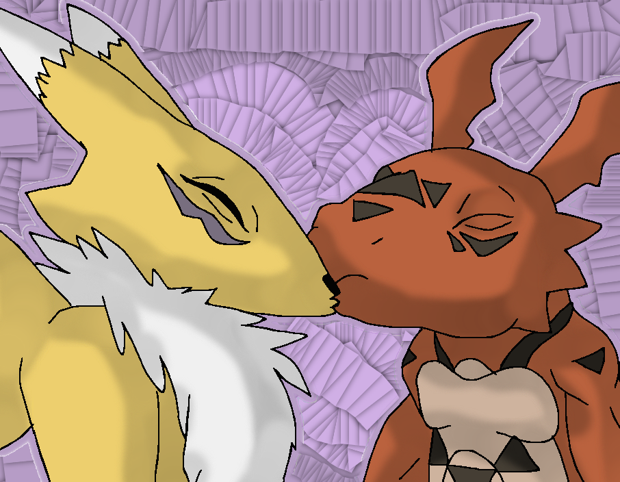 Guilmon And Renamon