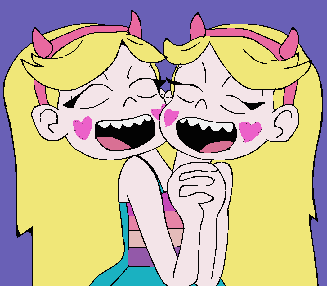 Two-headed Star Butterfly cheek rubbing by Mojo1985 on DeviantArt