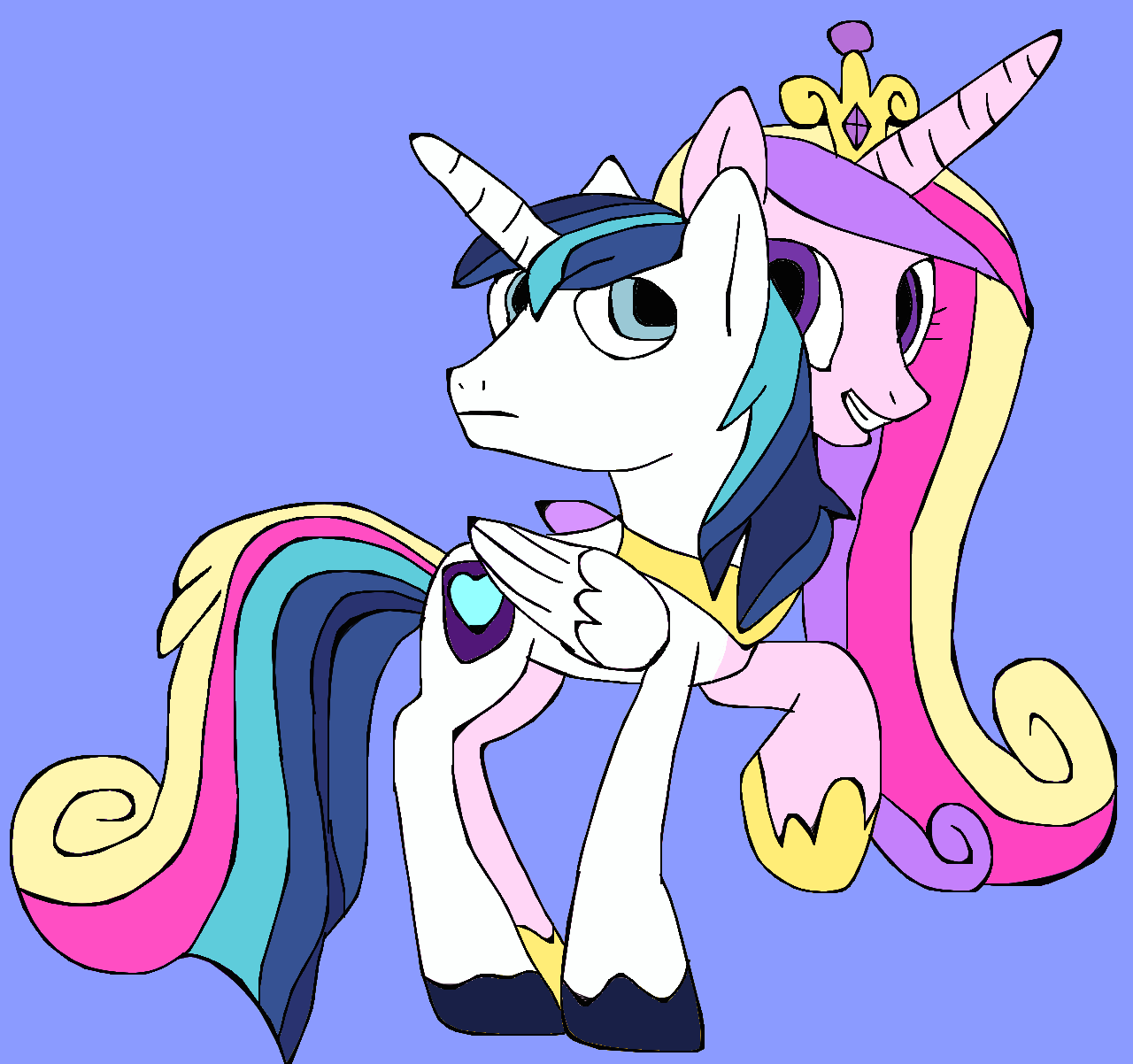 Conjoined Cadence and Shining Armor by Mojo1985 on DeviantArt
