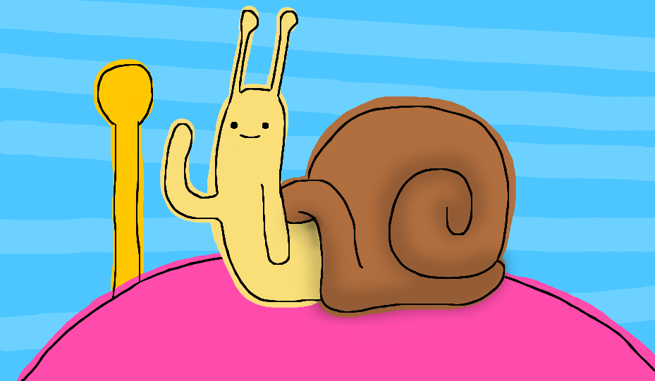 Adventure Time Snail and PB by strabo on DeviantArt
