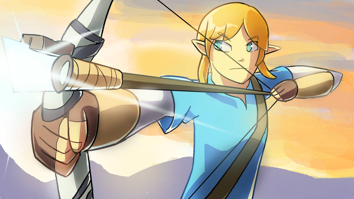 Zelda breath of the wild Link drawing by MatthewSavidis on DeviantArt
