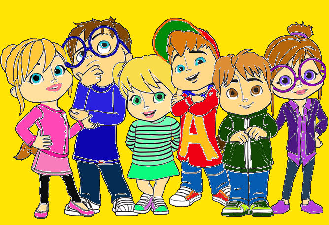 alvin and the chipmunks nickelodeon coloring pages