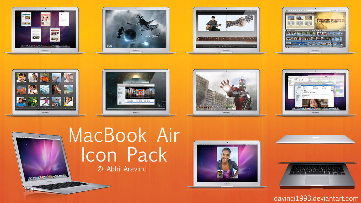 MacBook Air Icon Pack by davinci1993 on DeviantArt