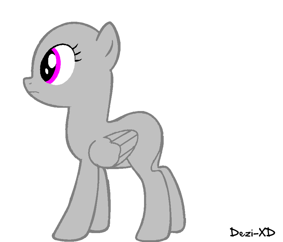 Mlp Pegasus Base Ms Paint