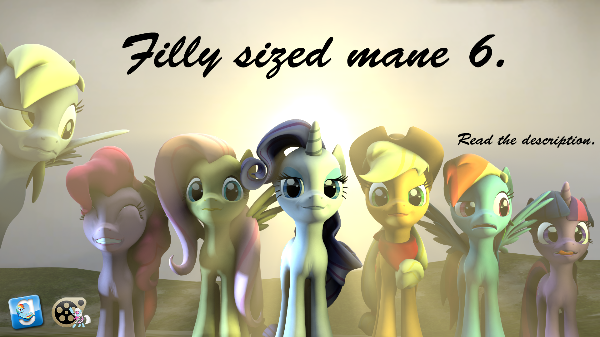 [DL] Filly sized mane 6 pack. by SfManiac on DeviantArt