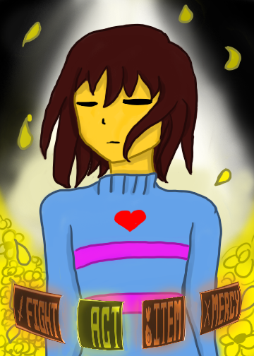 Frisk the fallen human by lovedrawingjunn on DeviantArt