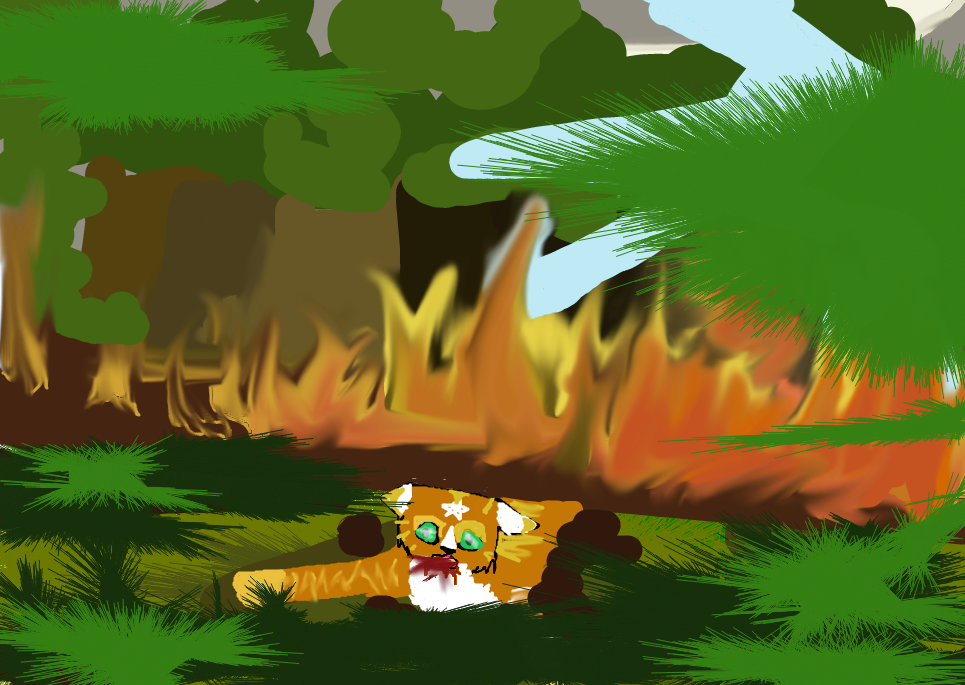 firestars death by Blackwolfinfinity on DeviantArt