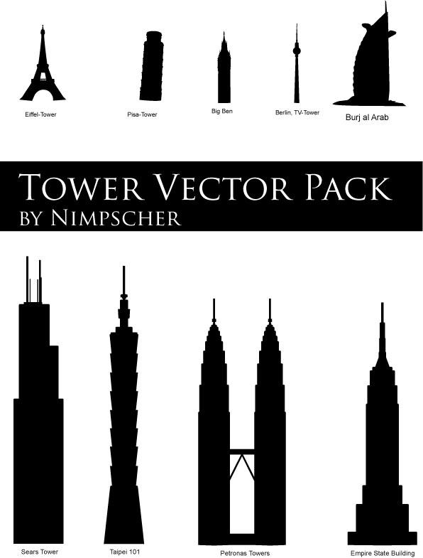 Tower Vector Pack by Nimpscher on DeviantArt