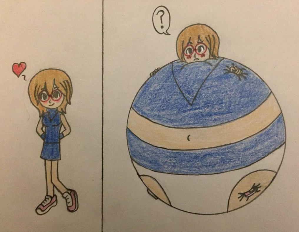 A Cheerleader's Soda Bloat by Minuntheminun on DeviantArt