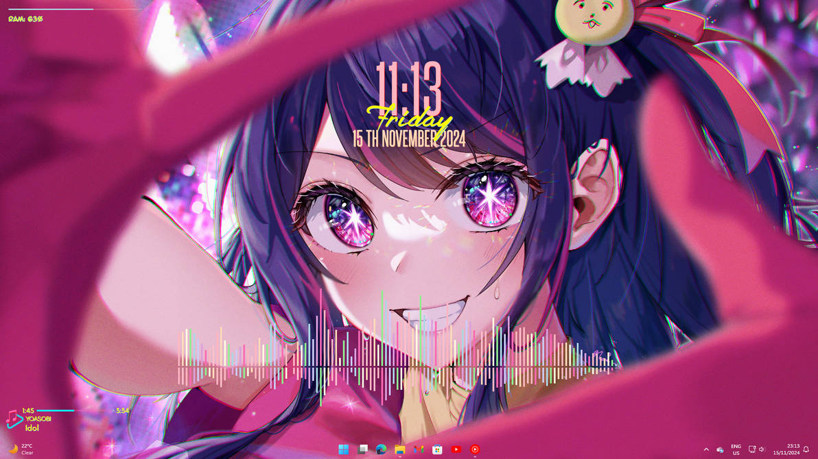 [Anime Essence] v0.2 Cute Anime Theme(Rainmeter) by theSwift07 on ...