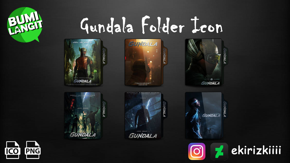 Gundala (2019) Folder Icon by ekirizkiiii on DeviantArt