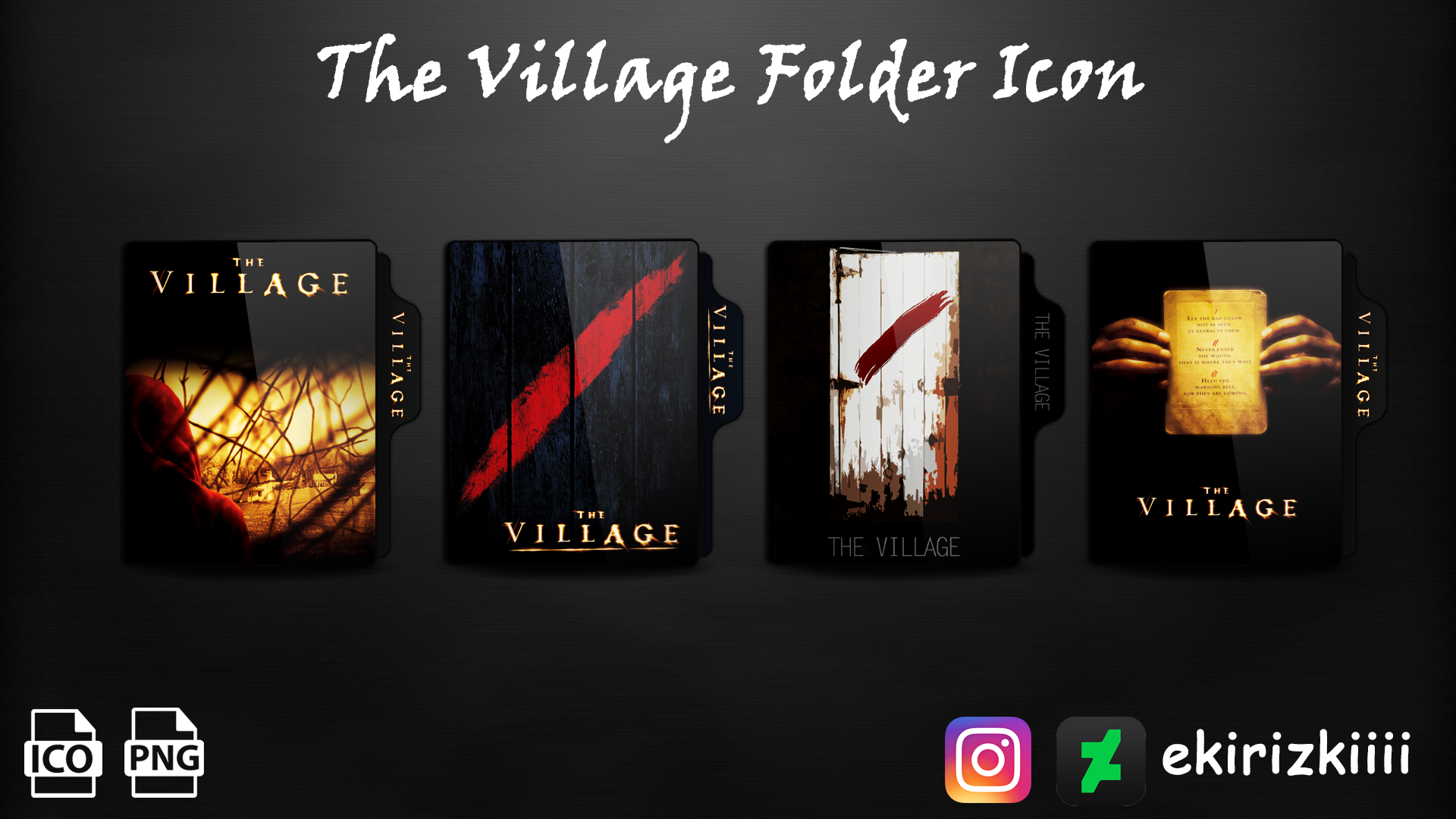 The Village (2004) Folder Icon by ekirizkiiii on DeviantArt