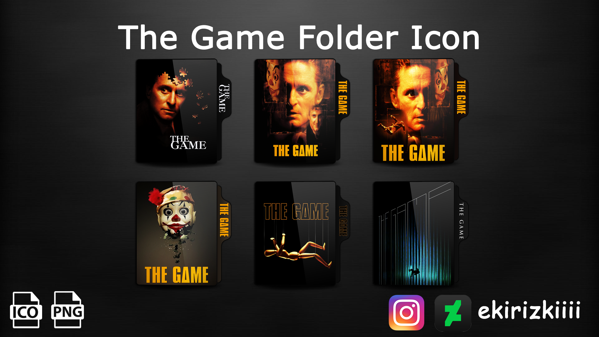The Game (1997) Folder Icon by ekirizkiiii on DeviantArt