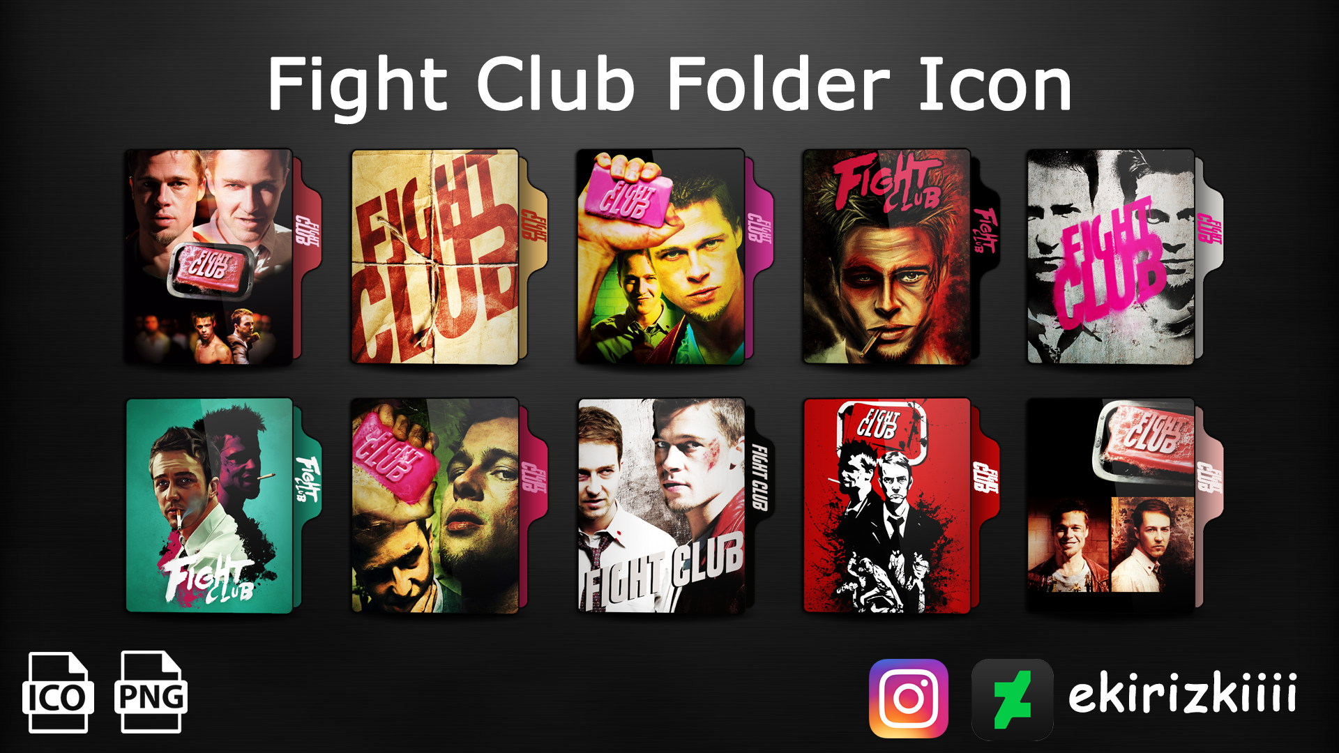 Fight Club (1999) Folder Icon by ekirizkiiii on DeviantArt
