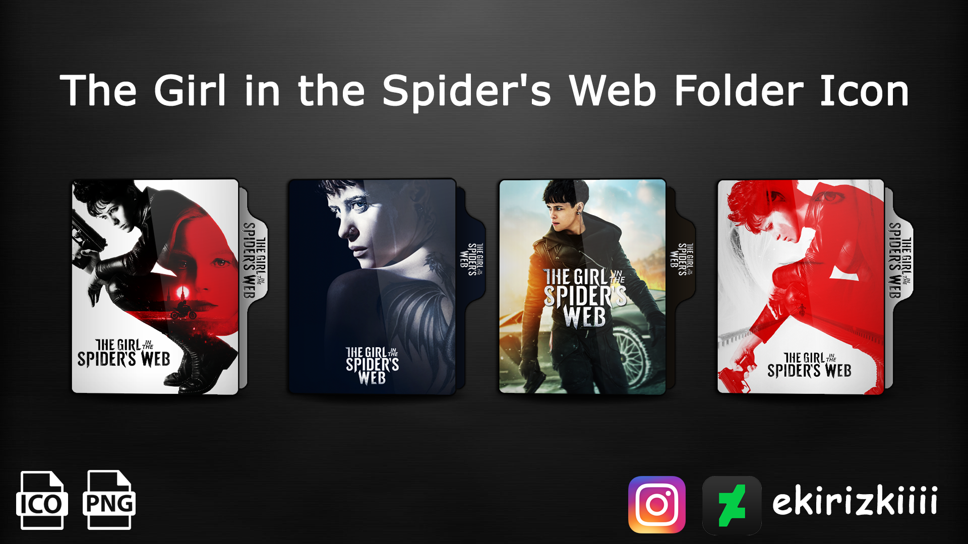 The Girl in the Spider's Web (2018) Folder Icon by ekirizkiiii on ...