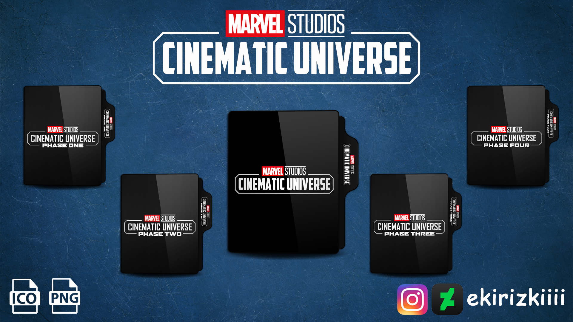 Marvel Cinematic Universe Folder Icon Pack by ekirizkiiii on DeviantArt