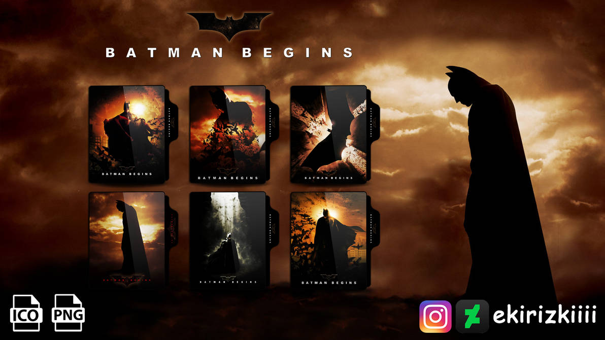 Batman Begins (2005) Folder Icon by ekirizkiiii on DeviantArt
