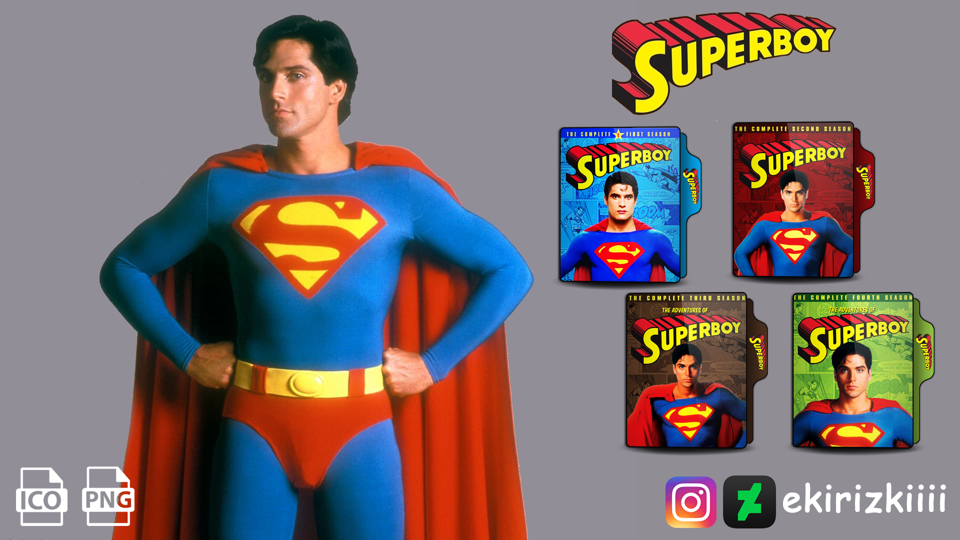 Superboy Folder Icon Pack by ekirizkiiii on DeviantArt