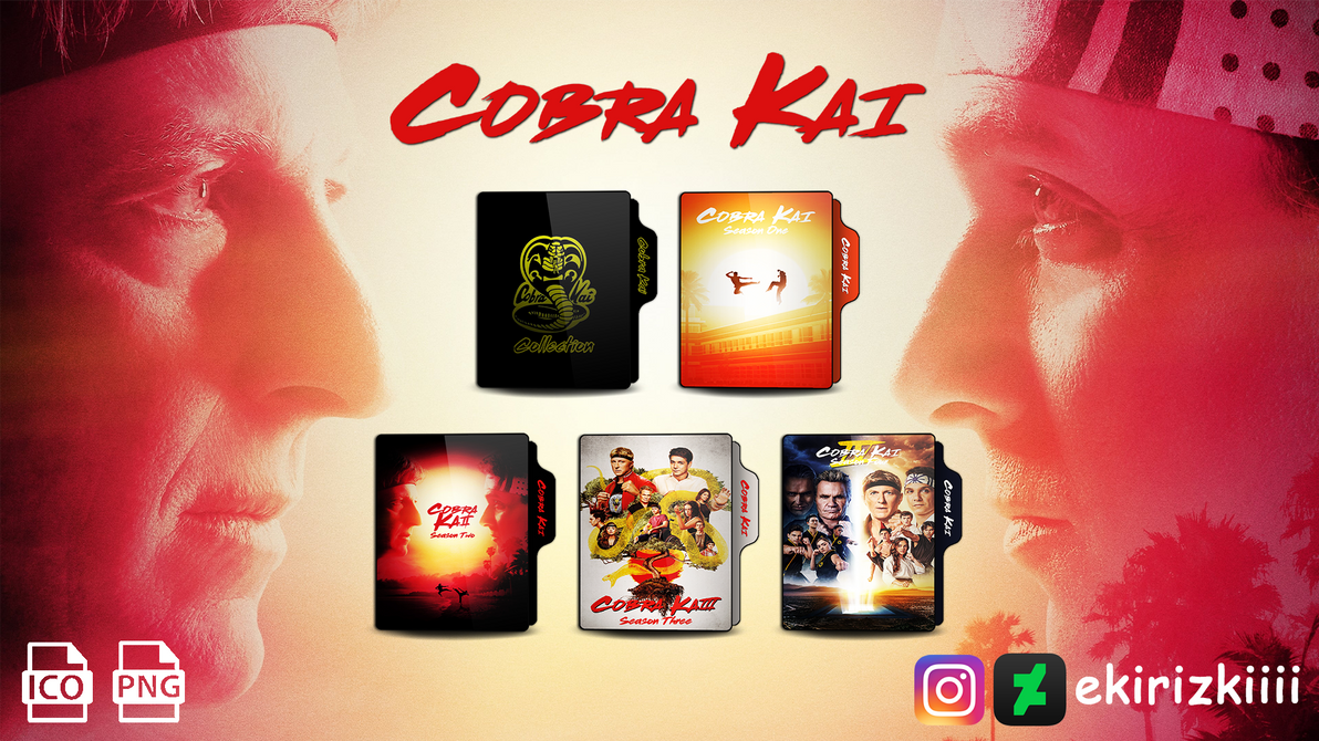 Cobra Kai Folder Icon Pack by ekirizkiiii on DeviantArt
