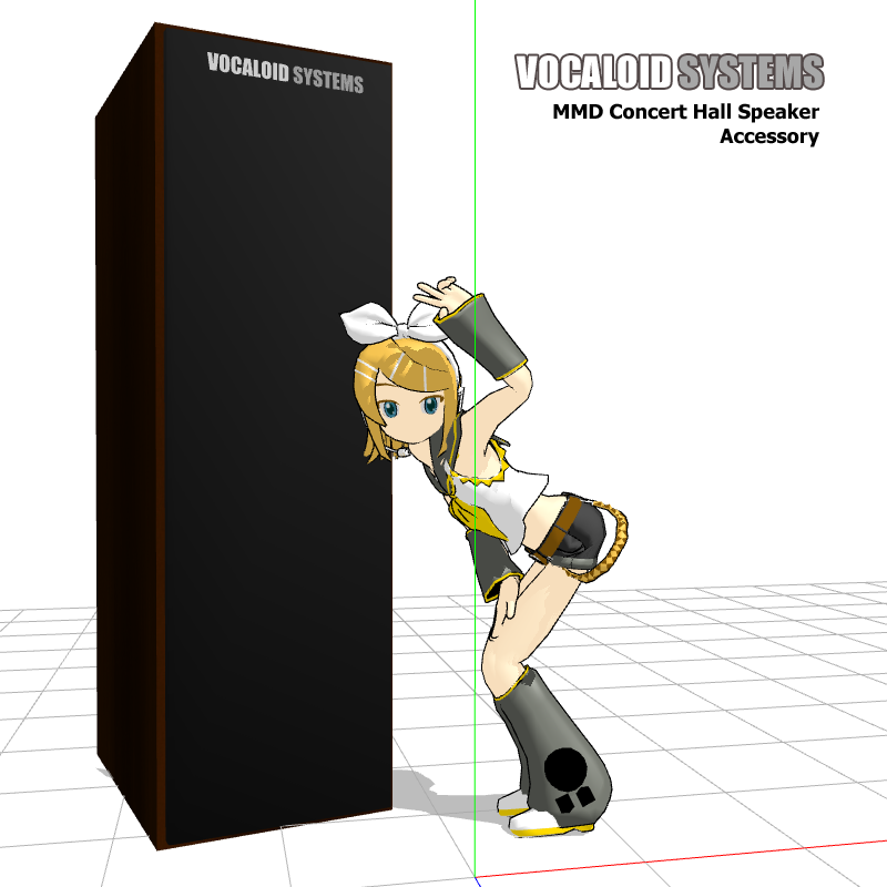 MMD Accessory - concert hall speaker by Trackdancer on DeviantArt
