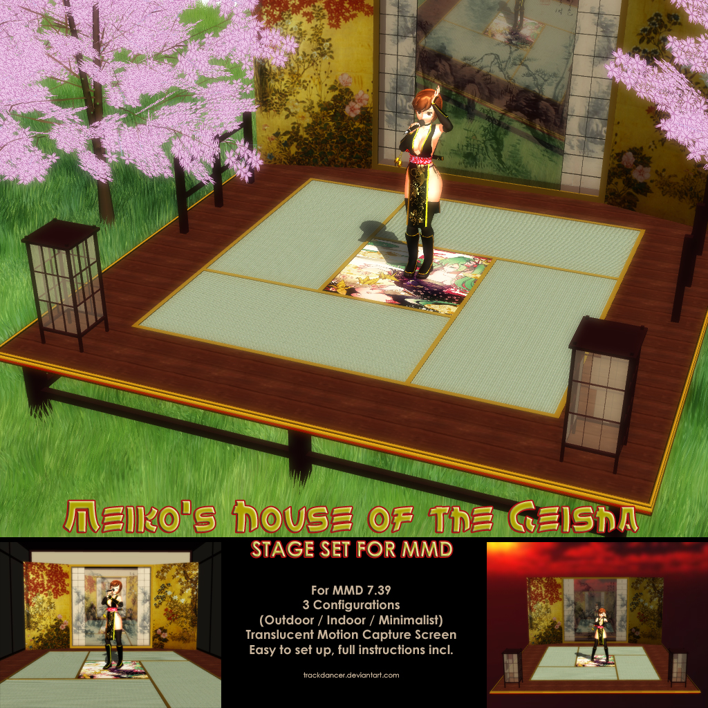 Meiko's House of the Geisha Stage Set by Trackdancer on DeviantArt