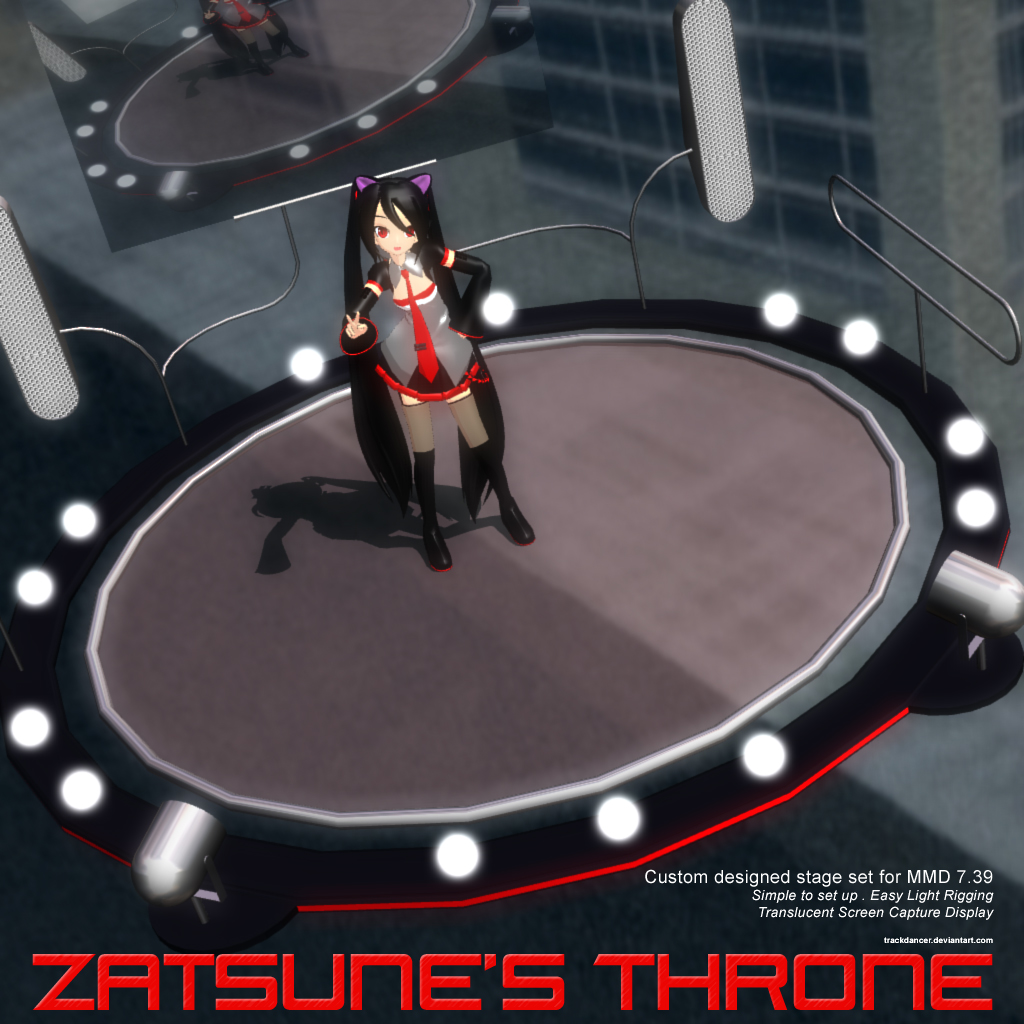 MMD Zatsune's Throne Stage Set by Trackdancer on DeviantArt
