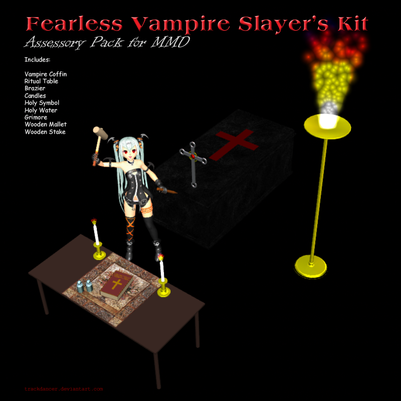 MMD Fearless Vampire Slayer's Kit by Trackdancer on DeviantArt