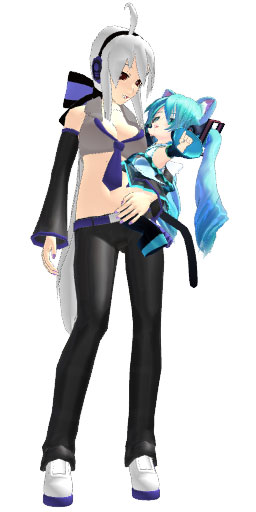 MMD Haku and Child Pose Data by Trackdancer on DeviantArt