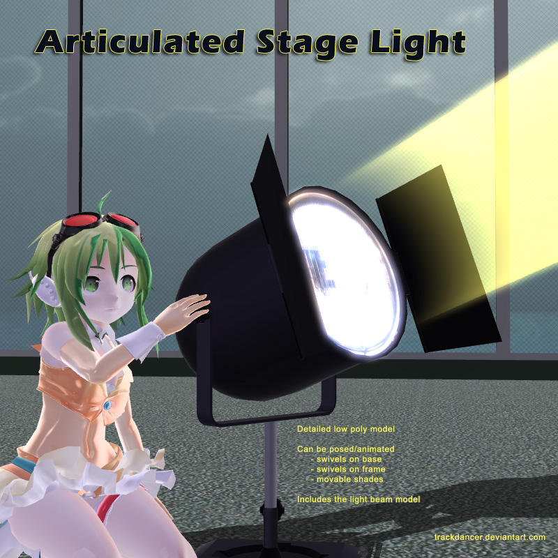 MMD Articulated Stage Light Accessory by Trackdancer on DeviantArt