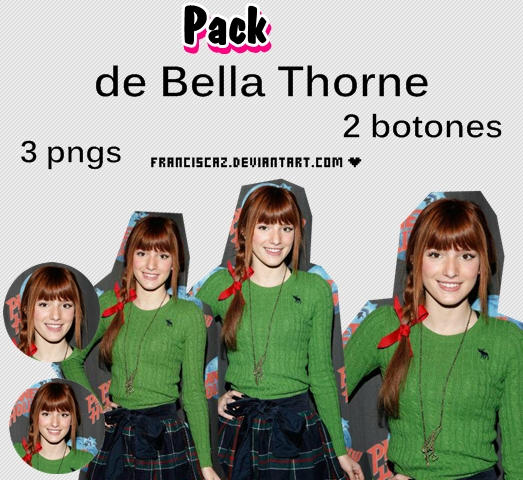 Pack de Bella Thorne by FranciscaZ on DeviantArt