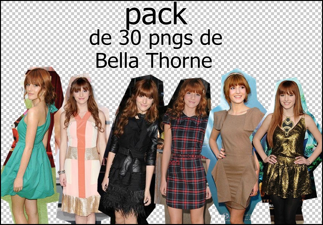 Pack de Bella Thorne by FranciscaZ on DeviantArt