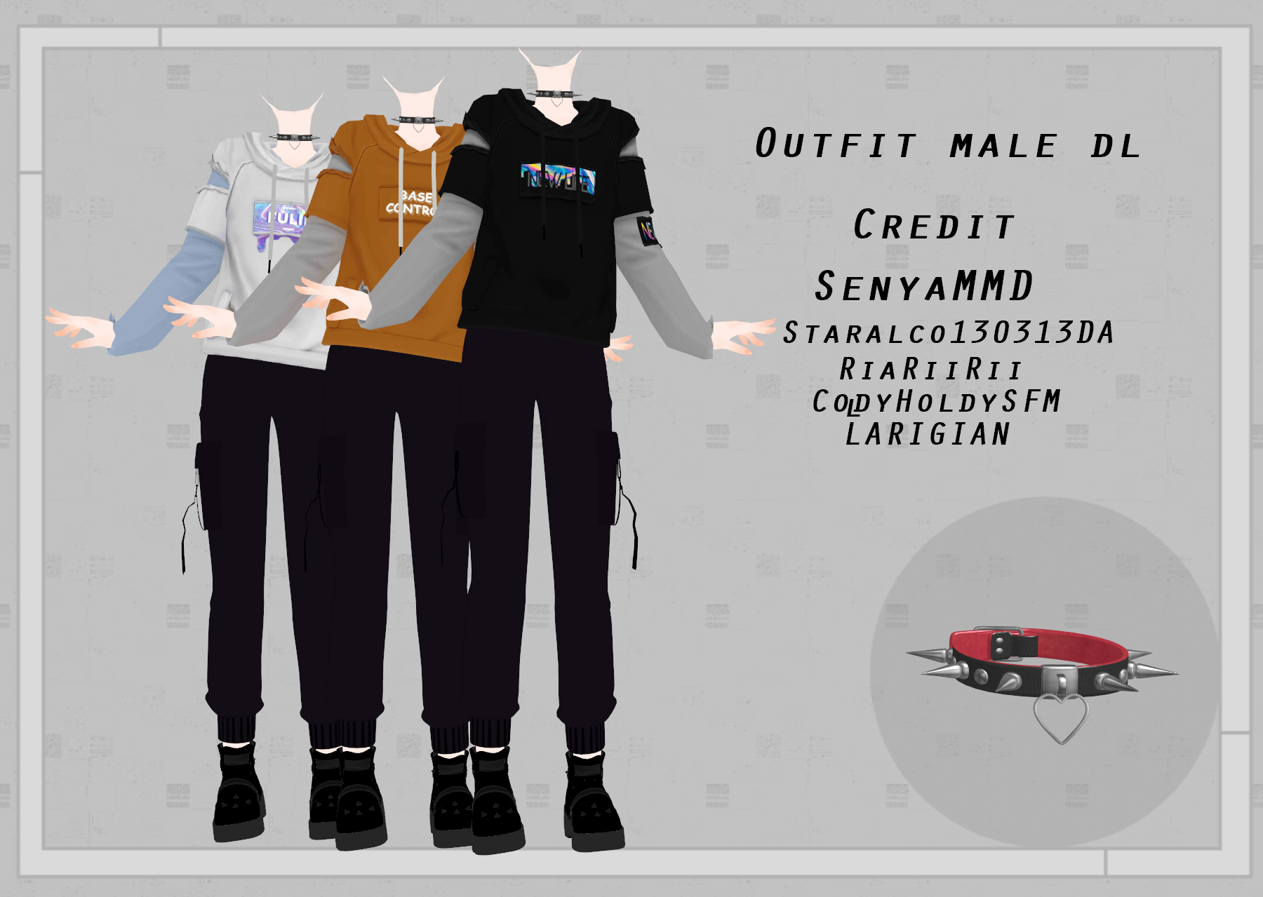 [MMD]Outfit male DL by KostatheFox on DeviantArt