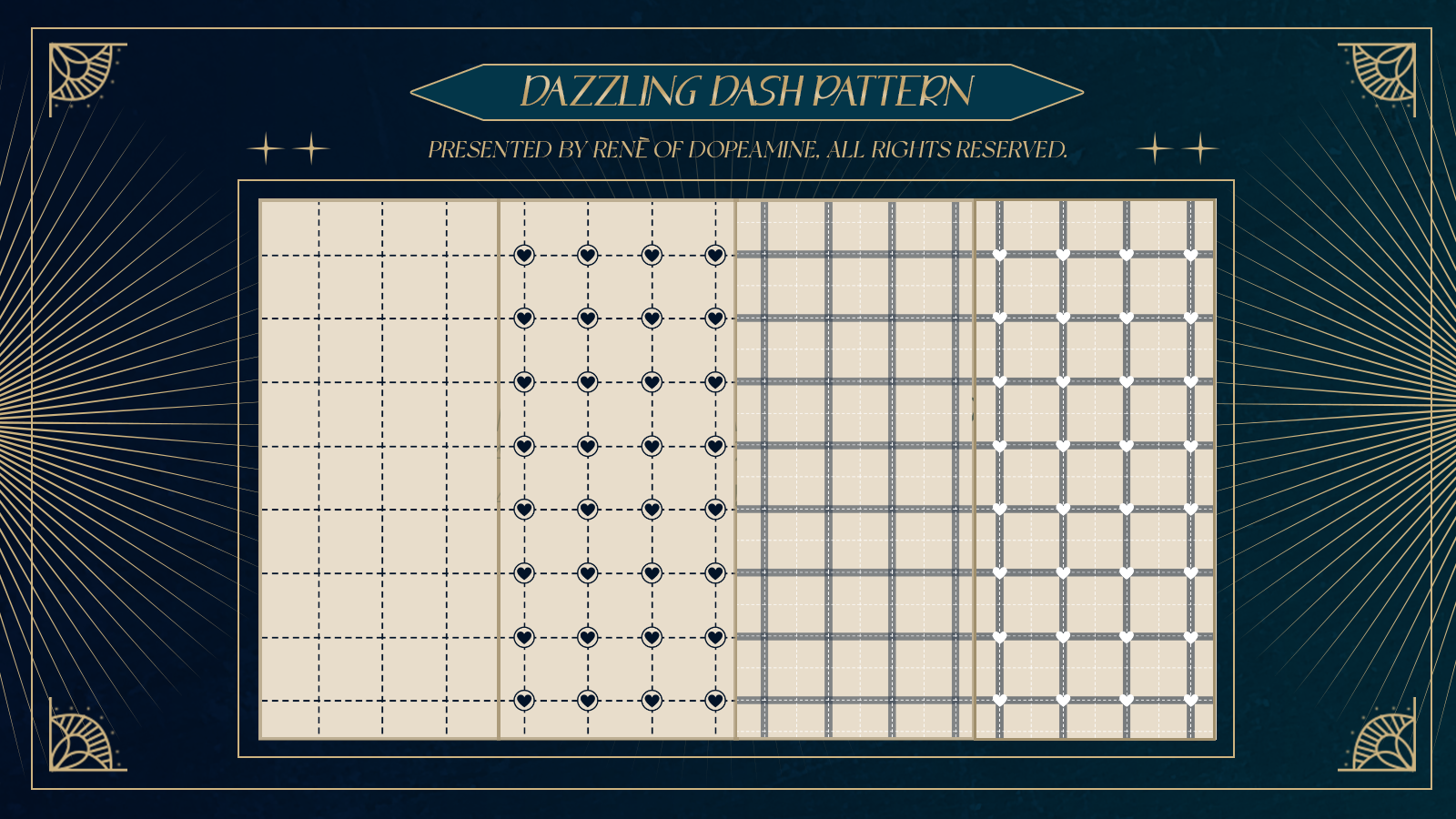 Dazzling Dash Pattern by Rene of DOPEAMINE by dreamydrips on DeviantArt