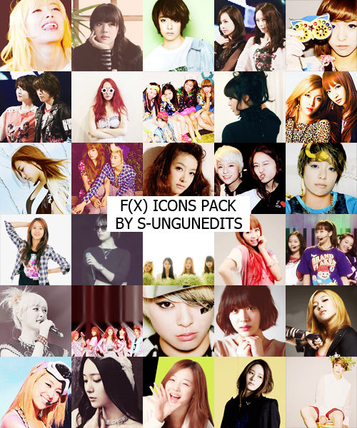 F(x)'s icons pack by NidshiYami on DeviantArt