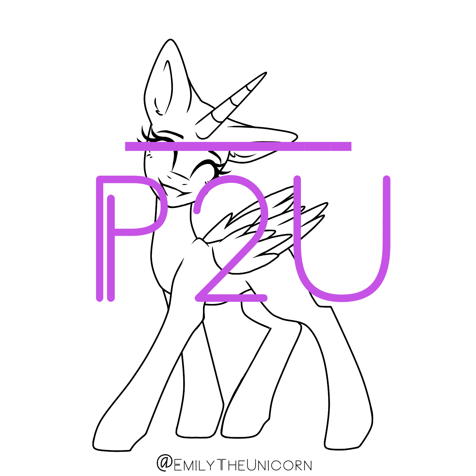 P2U Base (#1) by x-EmilyTheUnicorn-x on DeviantArt
