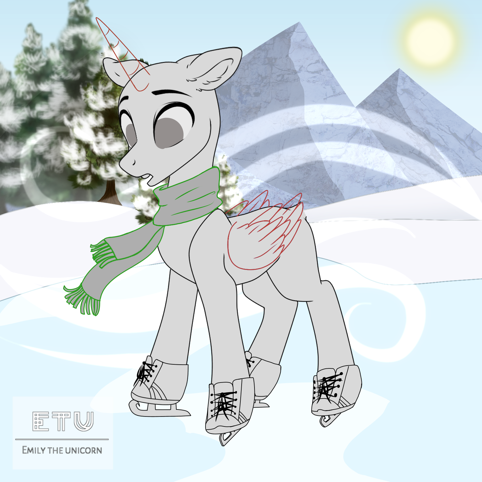 F2U Pony Base - Ice Skating by x-EmilyTheUnicorn-x on DeviantArt
