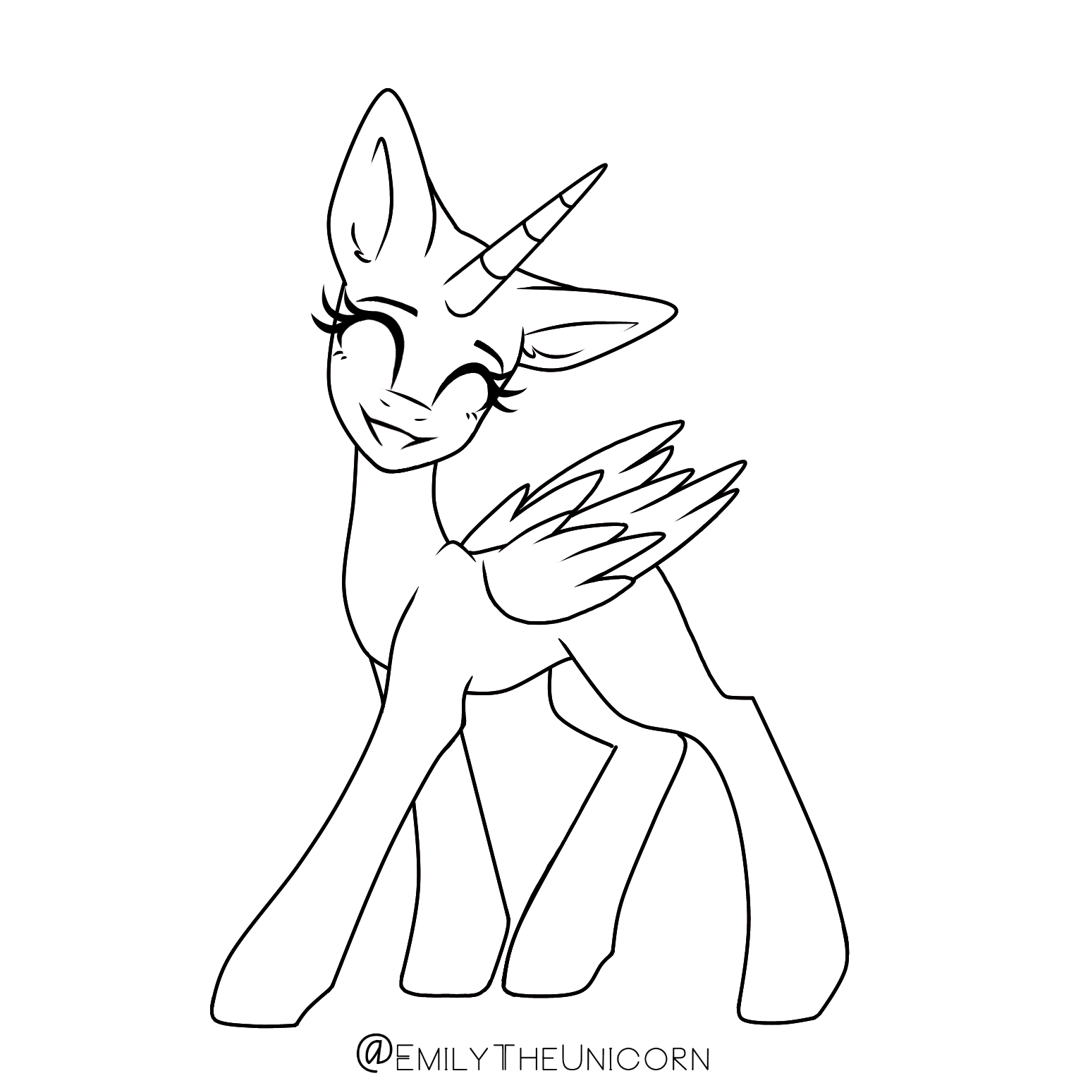 F2U Pony Base by x-EmilyTheUnicorn-x on DeviantArt