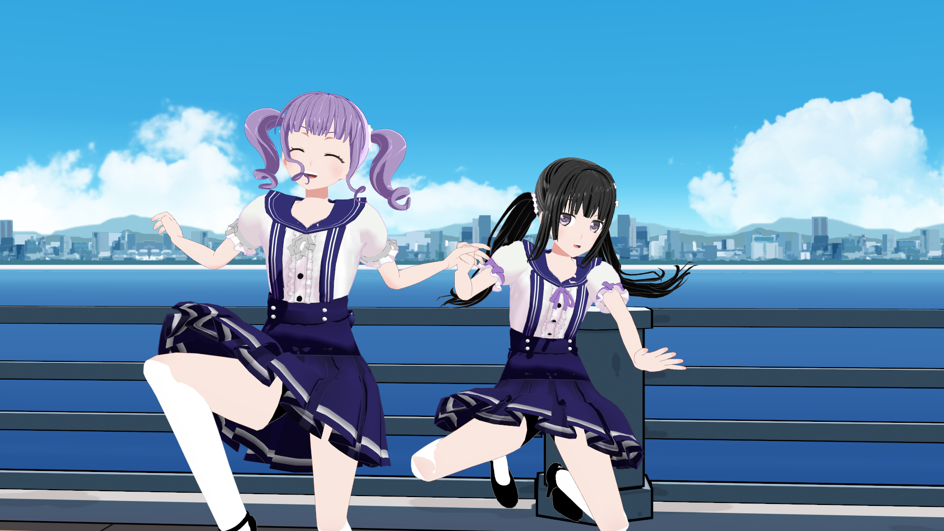 [BanG Dream MMD] Sailor Ako and Rinko [Model Dl] by MagesMMD on DeviantArt