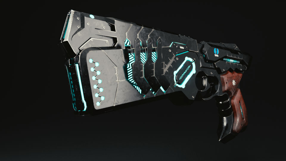 Psycho Pass Dominator Animation : Made in Blender by RWinterbourne on ...