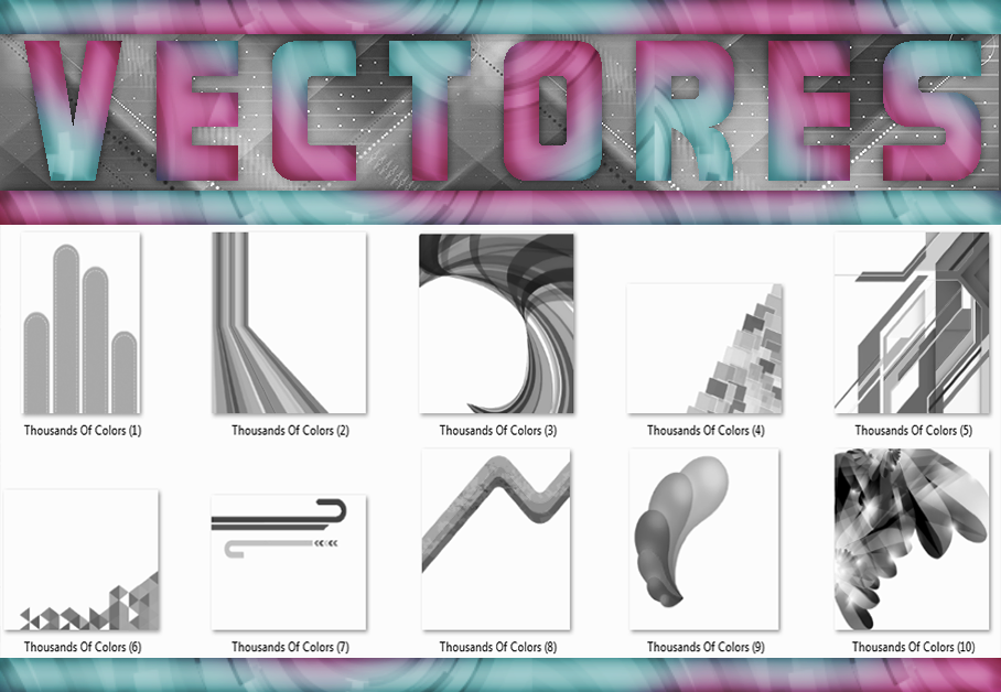 Mini pack de vectores [FREE] by ThousandsOfColors on DeviantArt