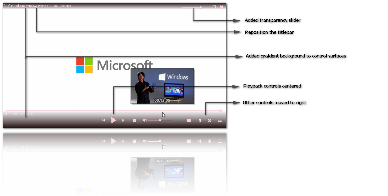PotPlayer Skin: theSimpleThing 2.0 Modded by m231 on DeviantArt