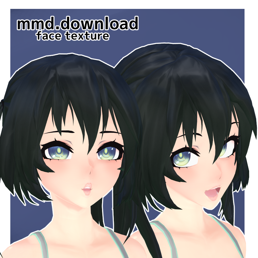 mmd face texture DL by Petryyv on DeviantArt